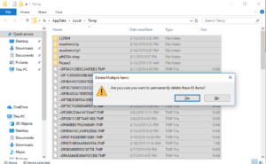 How to Delete Temporary Internet Files Windows 10, Chrome