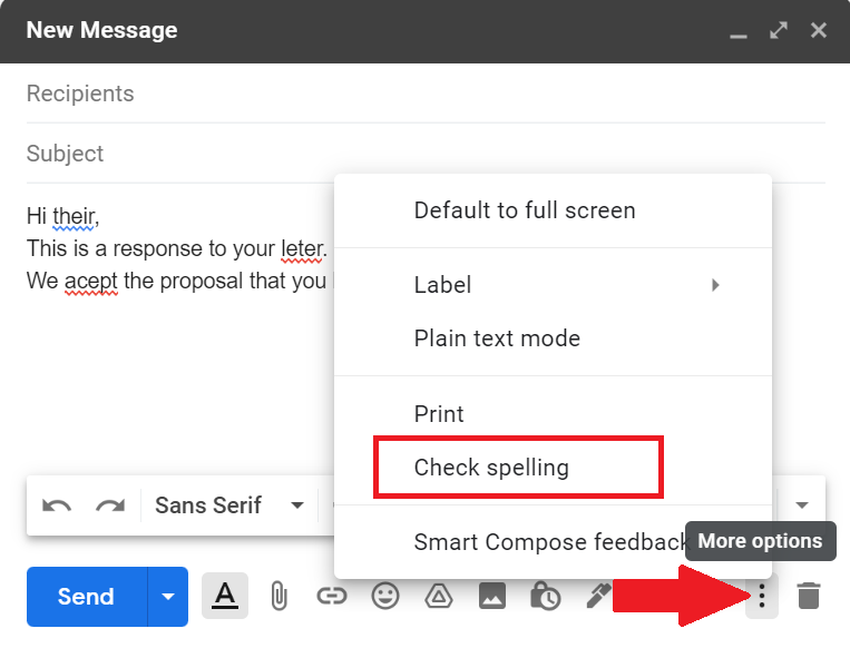 How To Spell Check In Gmail Before Sending How To Spell Check In Gmail Before Sending
