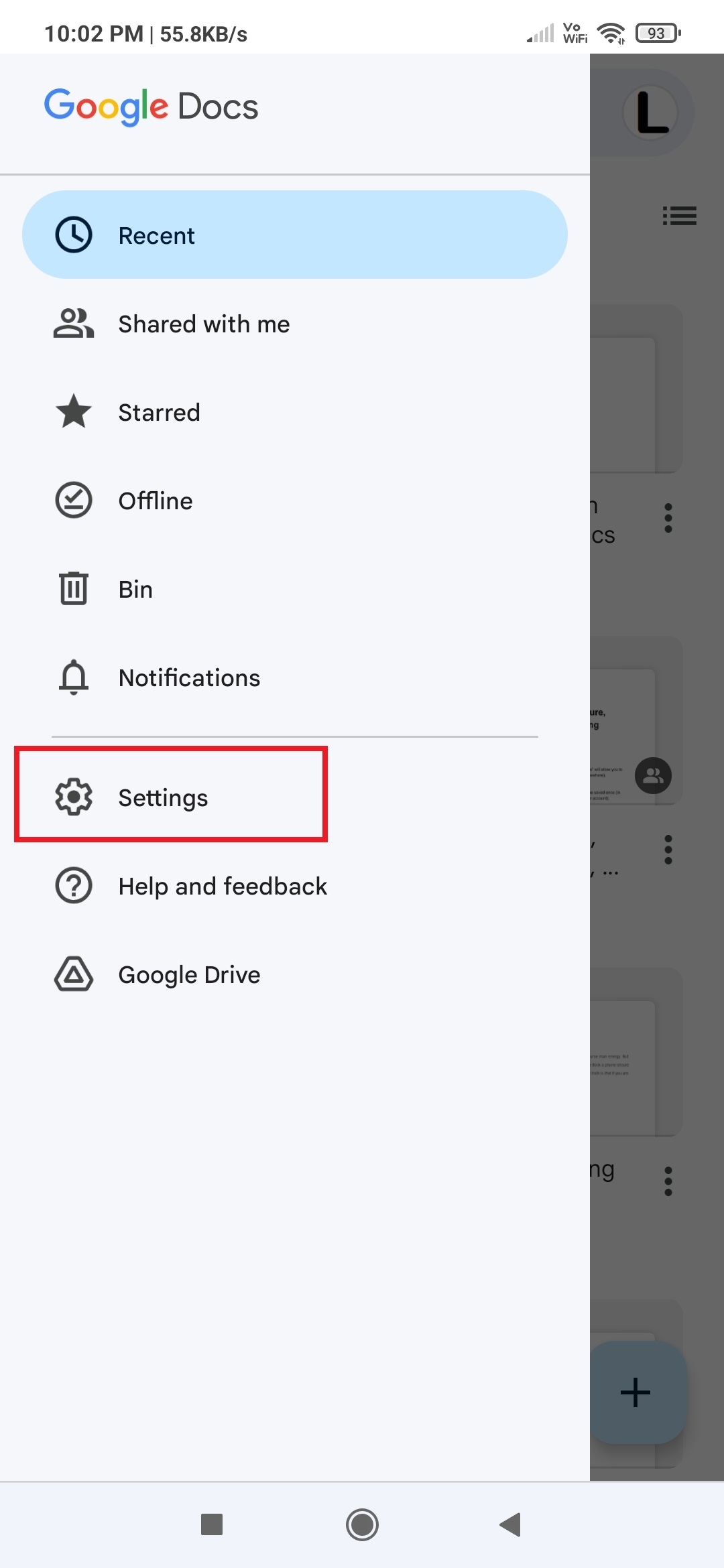 Google Docs Dark Mode Firefox Chrome Extension