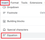 How to Put Square Root in Google Docs (√ ) Symbol