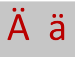 Type A with Umlaut (Ä, ä) - A with Two Dots Alt Codes